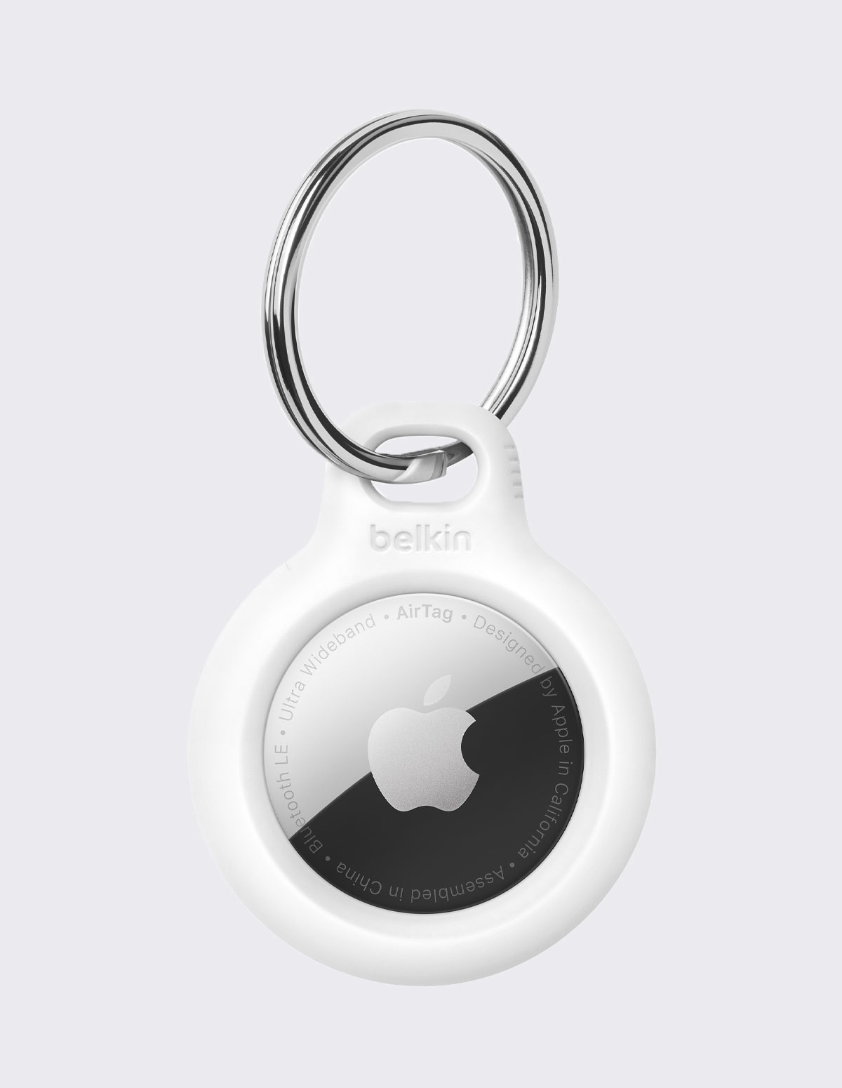Belkin Secure Holder with Key Ring for AirTag - Beyond the Box Belkin Secure Holder with Key Ring for AirTag - Beyond the Box